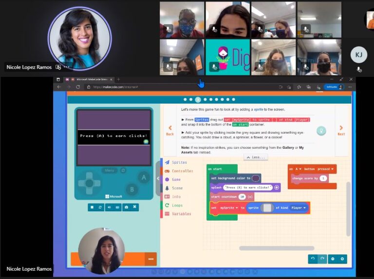 Five hundred regional teenage girls participate in Microsoft's ...